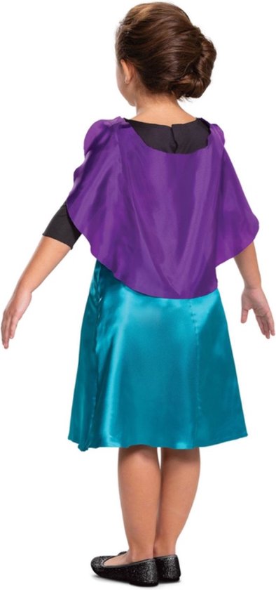 Smiffys - Disney Queen Anna Basic Plus Kostuum Jurk Kinderen - Kids tm ...