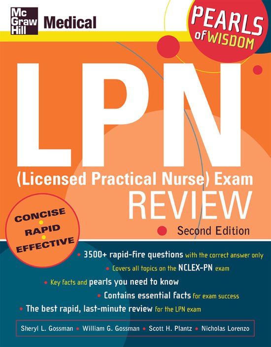 LPN (Licensed Practical Nurse) Exam Review | 9780071464338 | Sheryl Gossman | Boeken | bol