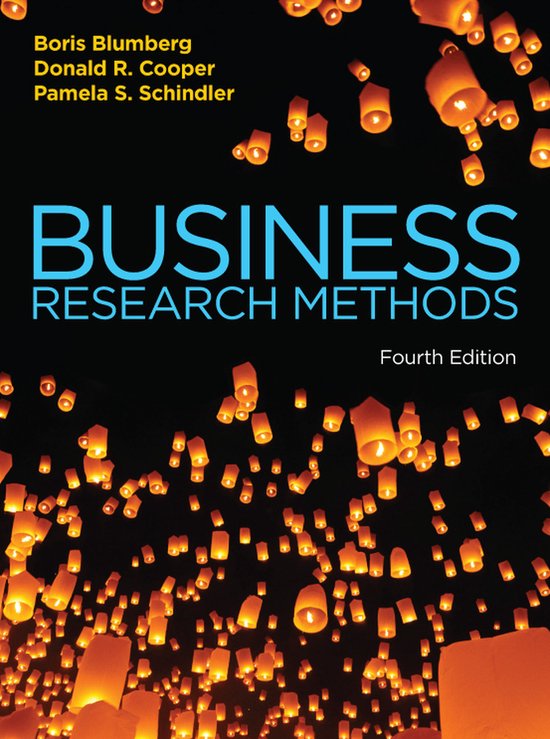 Business Research Methods | 9780077157487 | Pamela S. Schindler ...