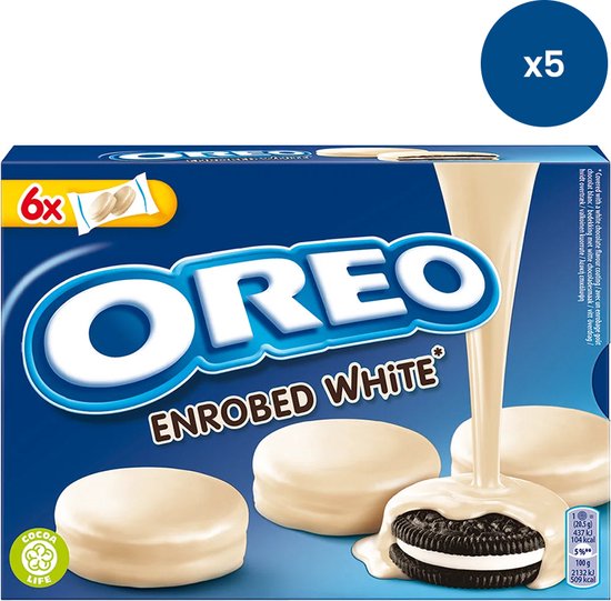Oreo cookies covered wit - 246g x 5 | bol