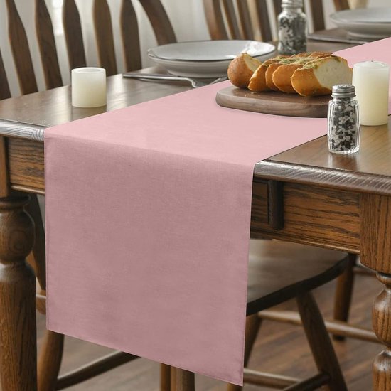 Tafelloper lente modern, tafelloper afwasbaar, tafelloper linnenlook, tafelloper... | bol