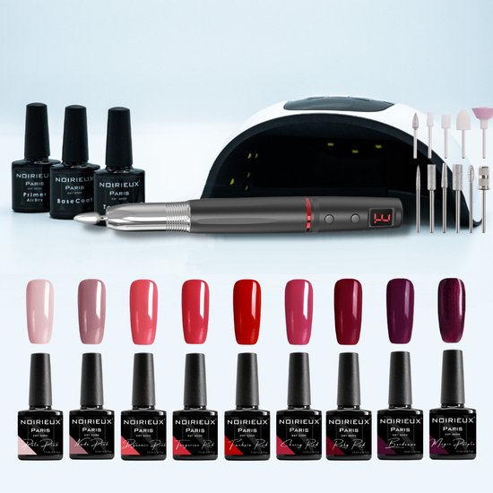 Gellak starterspakket - Gellak - Gellak set - 9 top kleuren gellak ...