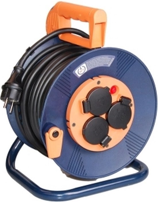 Connectra - Kabelhaspel randaarde 25m | bol.com