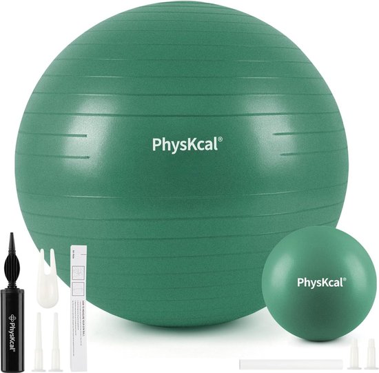 Gymnastiekbal in 23 cm pilatesbalset, anti-burst gymnastiekbal ...