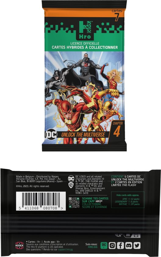 Hro DC - The Flash 4-Pack Premium Pack - Trading Cards - DC Comics - 30... | bol