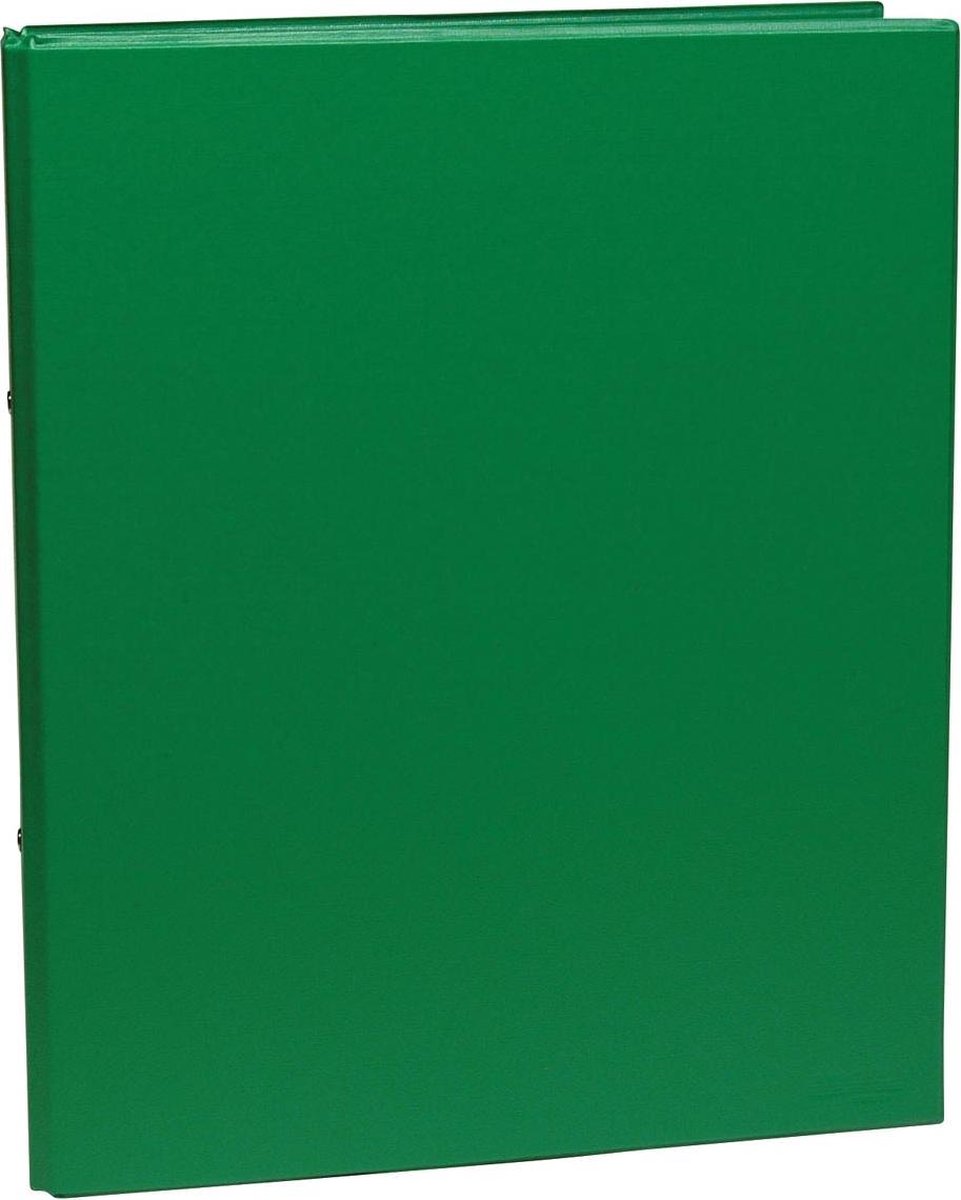 20x Ringmap voor A4, 2 ringen van 25mm, uit PVC, groen | bol