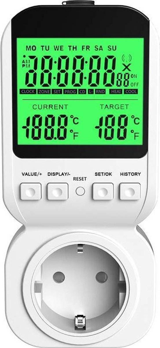 Energiekostenmeter HQ1901 - Energiemeter - Stroomverbruik - Stroommeter ...