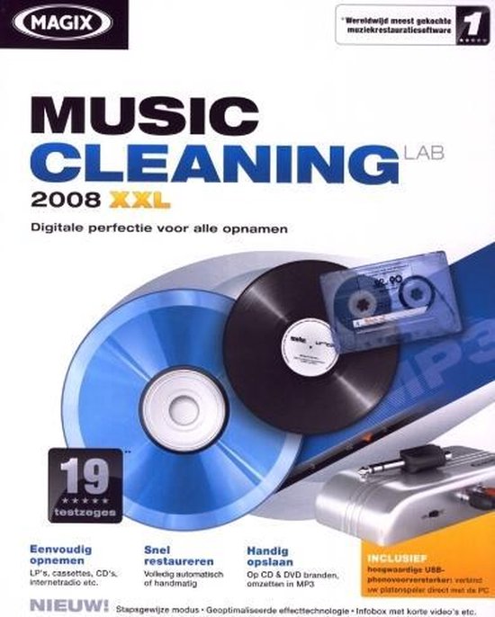 Magix Music Cleaning Lab 2008 XXL + (pre-Amp) | bol.com