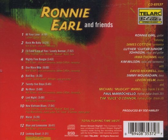 Ronnie Earl & Friends, Ronnie Earl | CD (album) | Muziek | bol