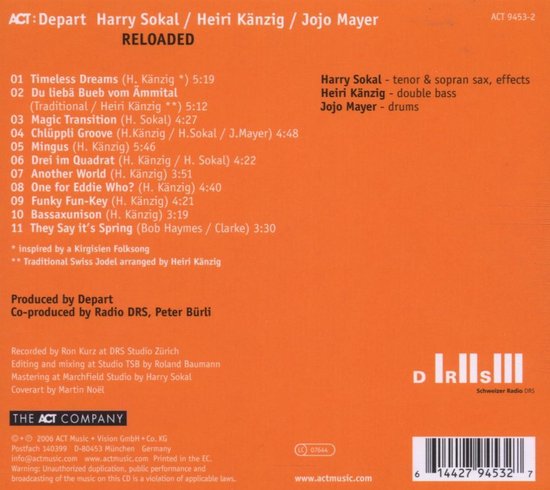Reloaded, Depart | CD (album) | Muziek | bol.com