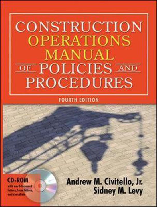Construction Operations Manual of Policies and Procedures ...