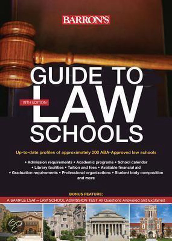 Barron's Guide to Law Schools, Barron'S Educational Series ...