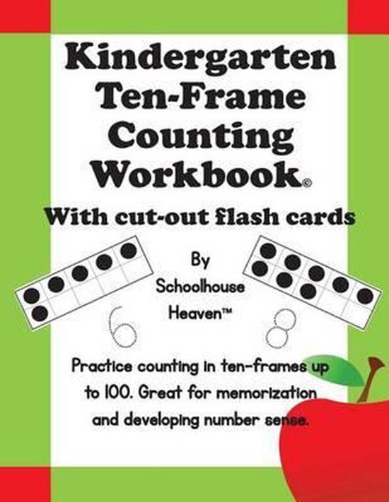 Kindergarten Ten-Frame Counting Workbook | 9781532807084 | Schoolhouse ...