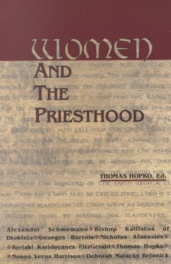 Women And The Priesthood | 9780881411461 | Boeken | bol.com
