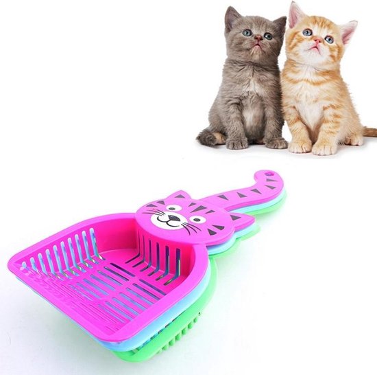 Stijlvolle Kattenbak Schep / Poepschep / Grijper voor Kat / Katten ...