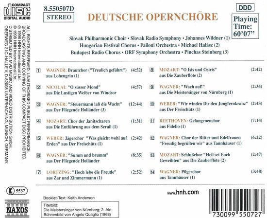 Various Artists - German Opera Choruses (CD), R. Wagner | Muziek | bol