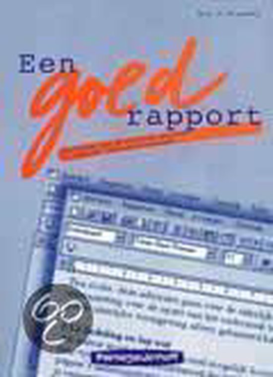 Een goed rapport | 9789003626110 | R. Hogeweg | Boeken | bol