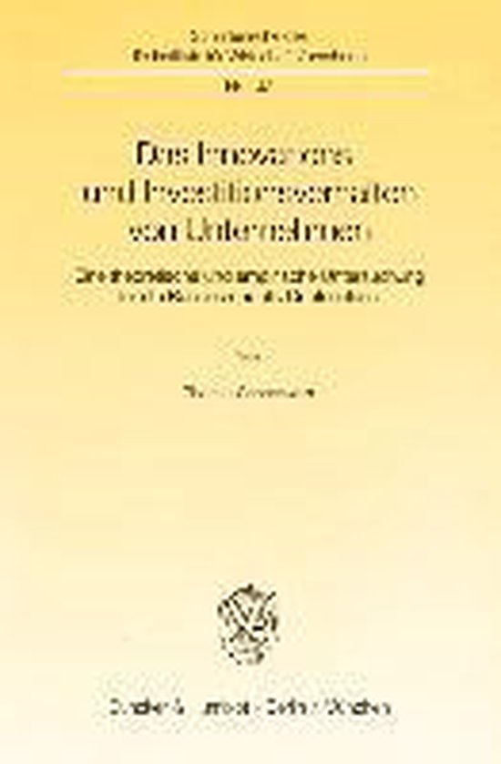 Das Innovations- und Investitionsverhalten von Unternehmen., Thomas Schneeweis |... | bol.com
