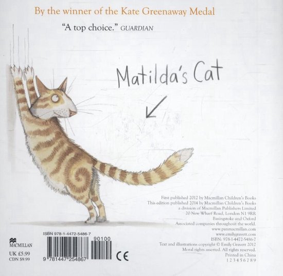 Matildas Cat, Emily Gravett | 9781447254867 | Boeken | bol.com