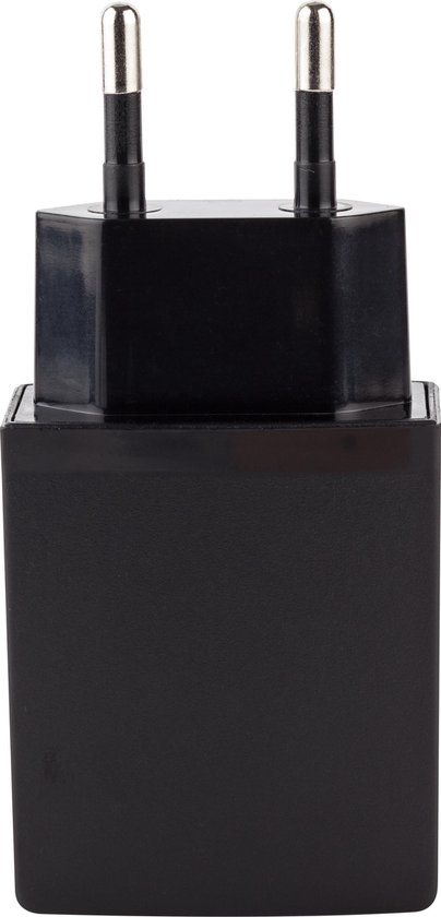 Under Control - Universele USB Stopcontact adapter 2A - Zwart | bol.com