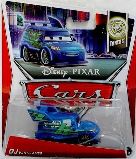 Disney Cars auto DJ with flames - Mattel | bol.com