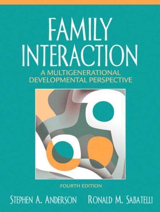 Family Interaction | 9780205485475 | Stephen Anderson | Boeken | bol
