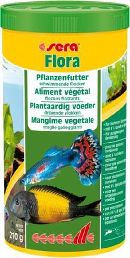 Sera Flora 1000ml plantaardig vlokkenvoer | bol