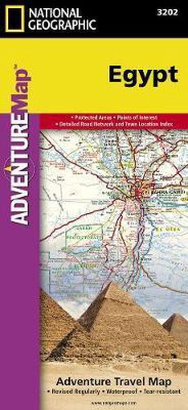 National Geographic Adventure Map Egypt, National Geographic Maps ...