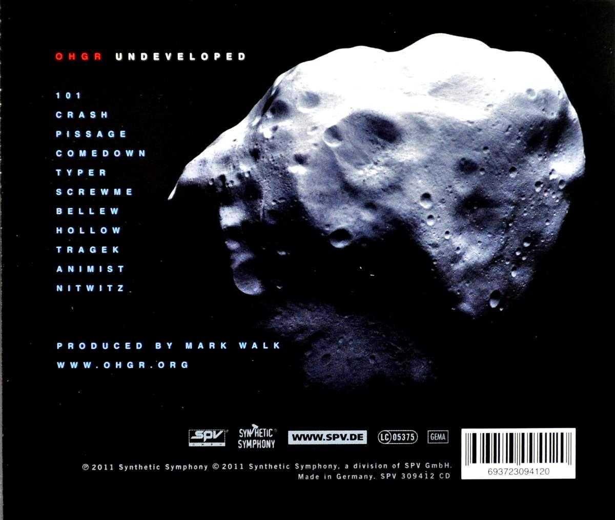 Undeveloped, Ohgr | CD (album) | Muziek | bol