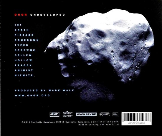 Undeveloped, Ohgr | Muziek | bol