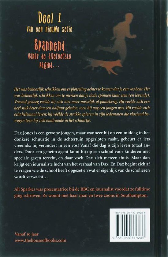 In het spoor van de vos 1 gedaanteverwisseling, Ali Sparkes ...