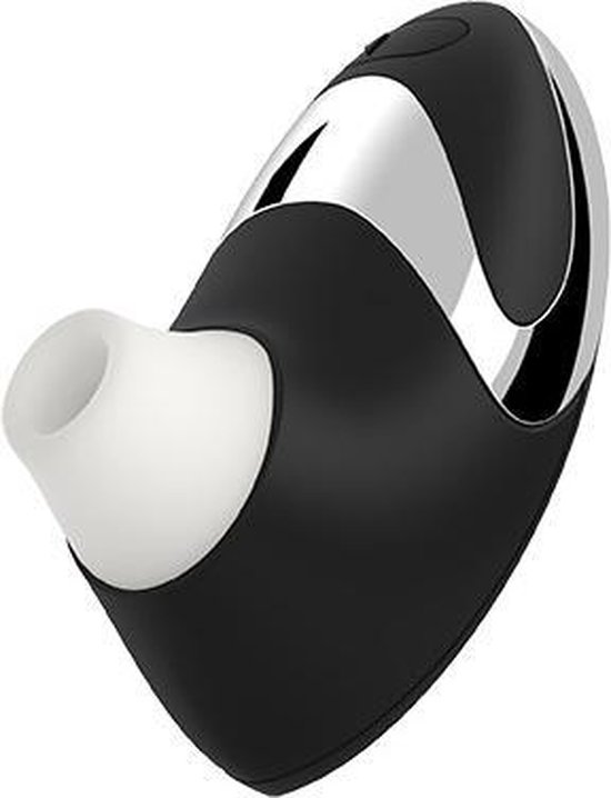 Womanizer W500 Luchtdruk vibrator - Zwart Chroom | bol.com