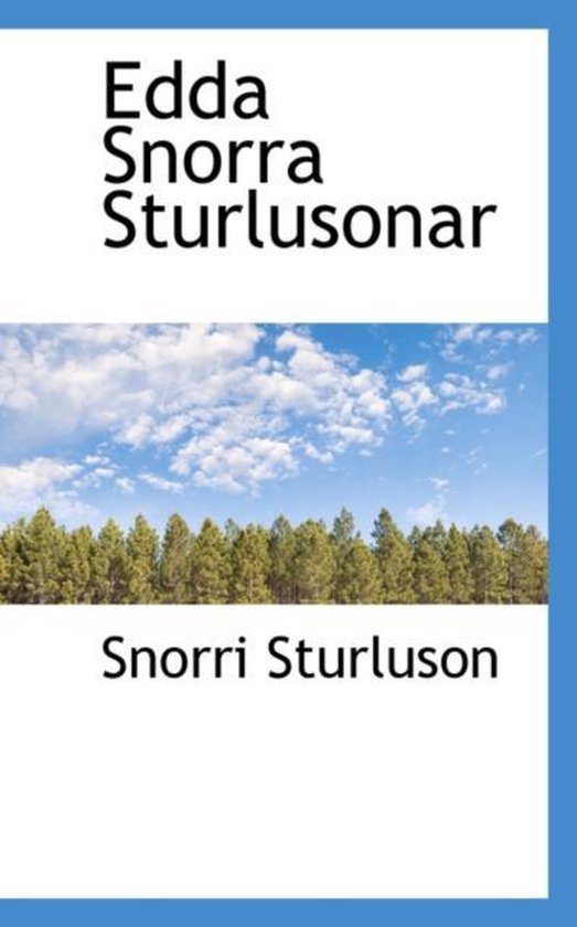 Edda Snorra Sturlusonar, Snorri Sturluson | 9780559989216 | Boeken | bol