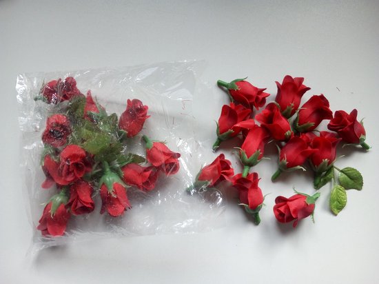 Kunst Roosjes - Rode Roos - 50 stuks ! | bol
