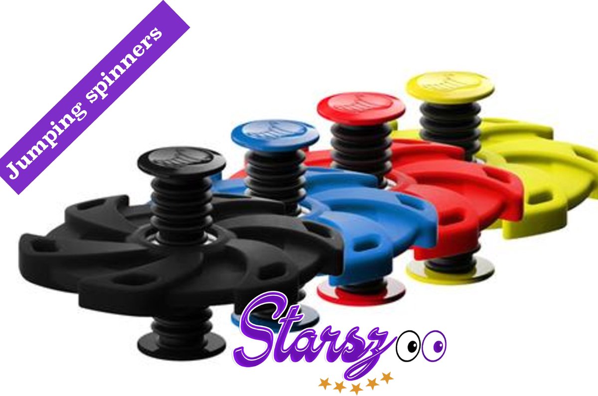 1 x Jumping Fidget Spinner hype 2019 + 1 rainbow rope | bol.com