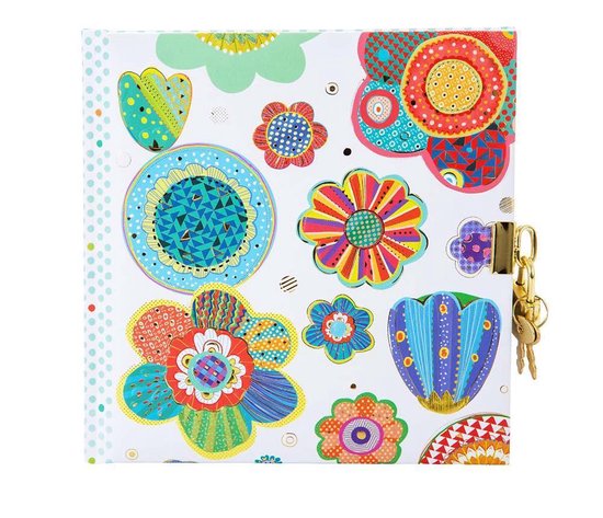 GOLDBUCH GOL-44409 TURNOWSKY dagboek MOSAIC FLOWER met slot | bol.com
