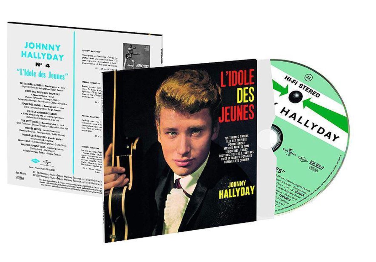 Idole des Jeunes [Universal], Johnny Hallyday | CD (album) | Muziek ...
