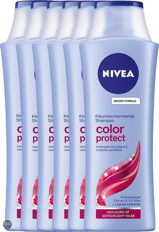 NIVEA Color Protect - 6 x 250 ml Voordeelverpakking - Shampoo | bol.com