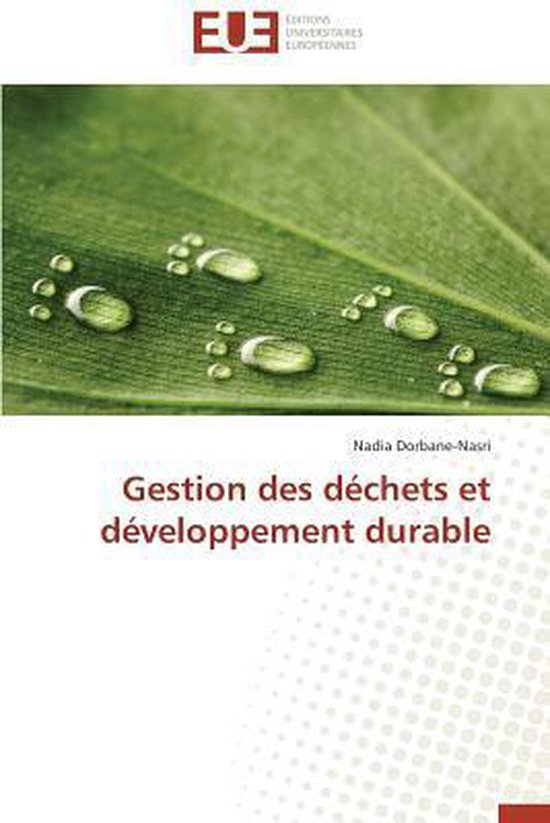 Omn.Univ.Europ.- Gestion Des Déchets Et Développement Durable | 9783841732026 |... | bol
