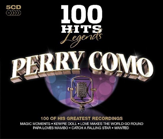 Perry Como - 100 Hits Legends, Perry Como | CD (album) | Muziek | bol