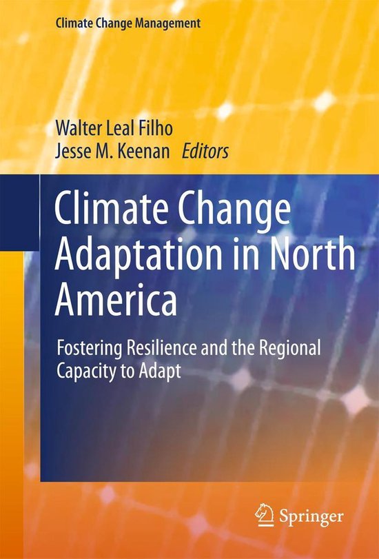Climate Change Management - Climate Change Adaptation in North America ...