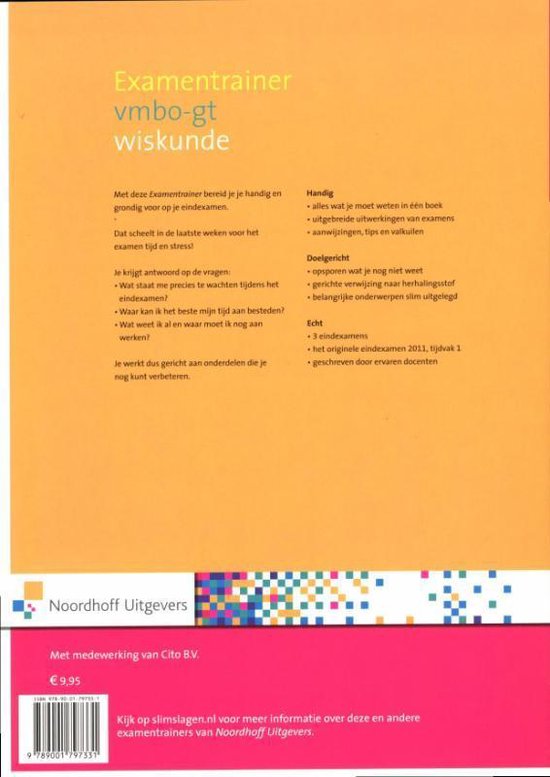 Moderne wiskunde vmbo gt wiskunde CE2012 Examentrainer, Jos Baars ...