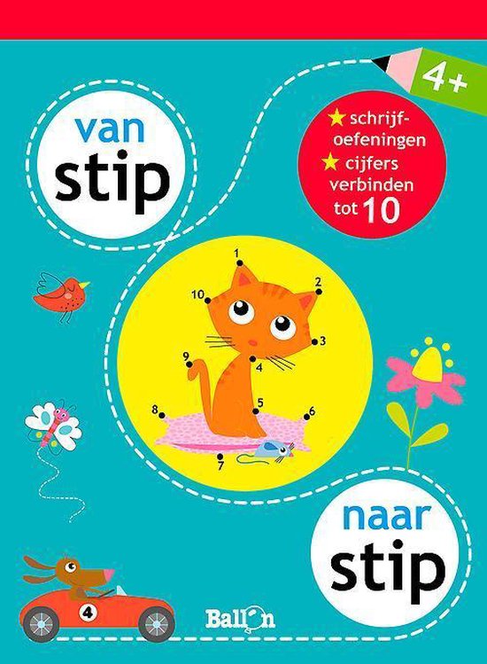 Van stip naar stip - Tot 10 | 9789463076180 | Boeken | bol.com