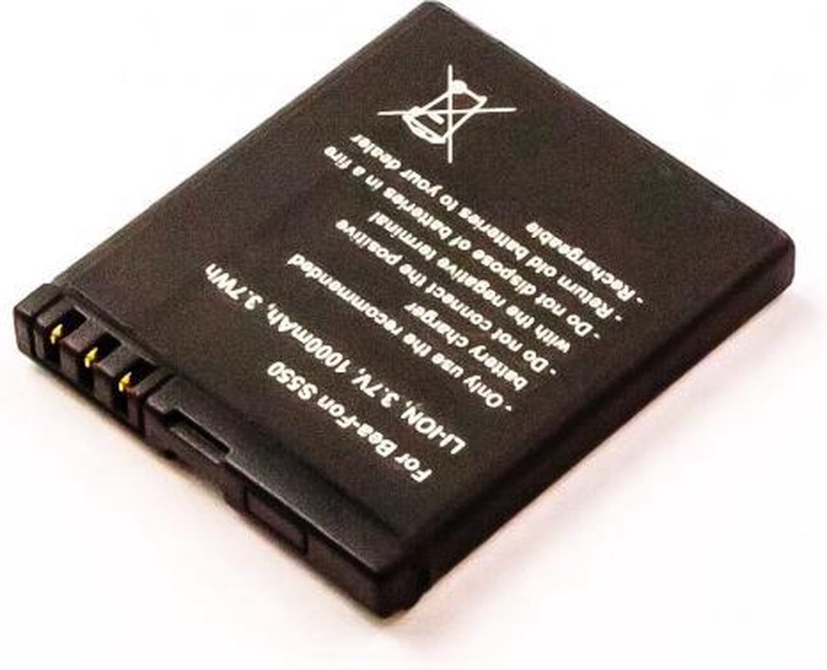 Battery Bea-Fon SL550, Li-ion, 3,7V, 1000mAh, 3,7Wh | bol.com