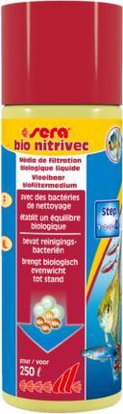 Sera Bio Nitrivec 250 ml om sneller vissen in aquarium te zetten | bol