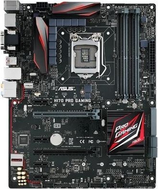 ASUS H170 PRO GAMING Intel® H170 LGA 1151 (Socket H4) ATX | bol