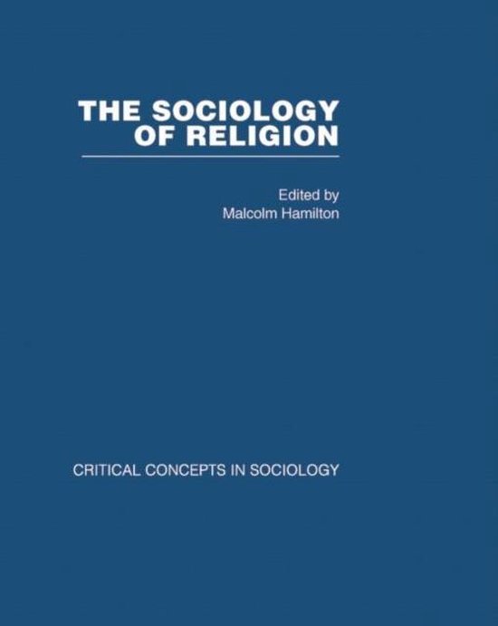 Sociology of Religion V4 | 9780415381062 | Malcolm Hamilton | Boeken | bol