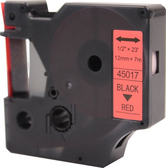 KATRIZ® huismerk label tape voor Dymo 45017 | LabelManager PNP ...