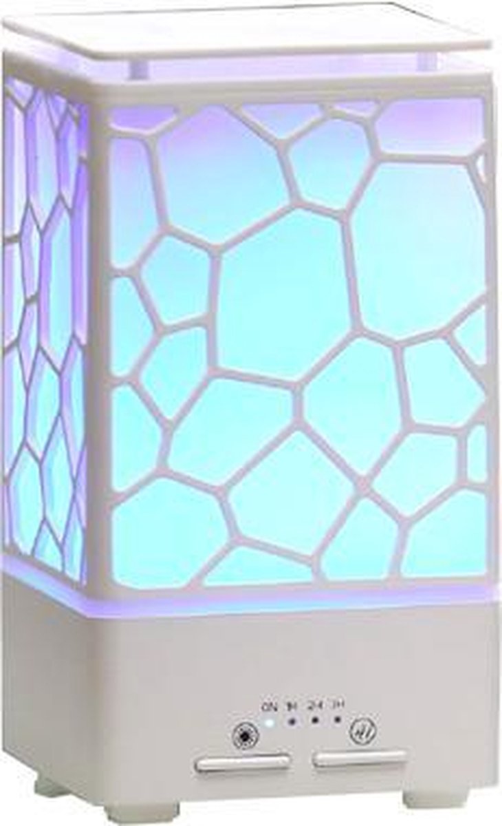 Aroma Diffuser Luchtbevochtiger 200ml - Verschillende Kleuren Licht - Aroma... | bol.com