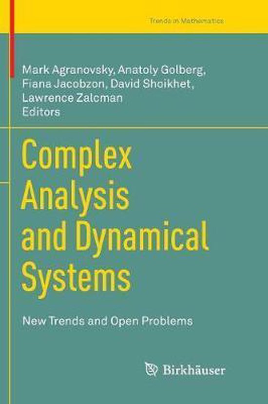 Trends in Mathematics- Complex Analysis and Dynamical Systems | 9783319888934 | Boeken | bol